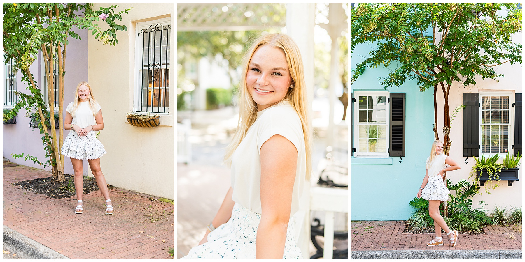 Jillian's Downtown Savannah and Tybee Senior Session | Jaden Giorgianni ...