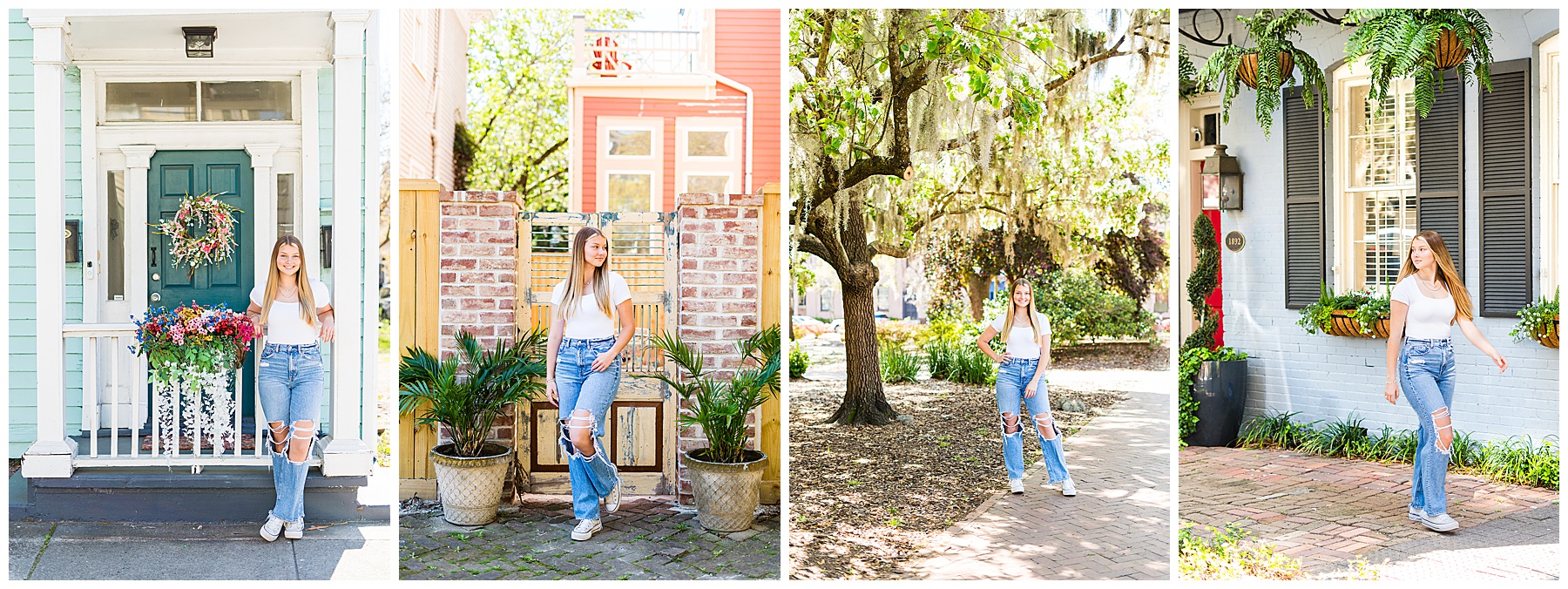 Jalie's Isle of Hope and Downtown Savannah Senior Session | Jaden ...