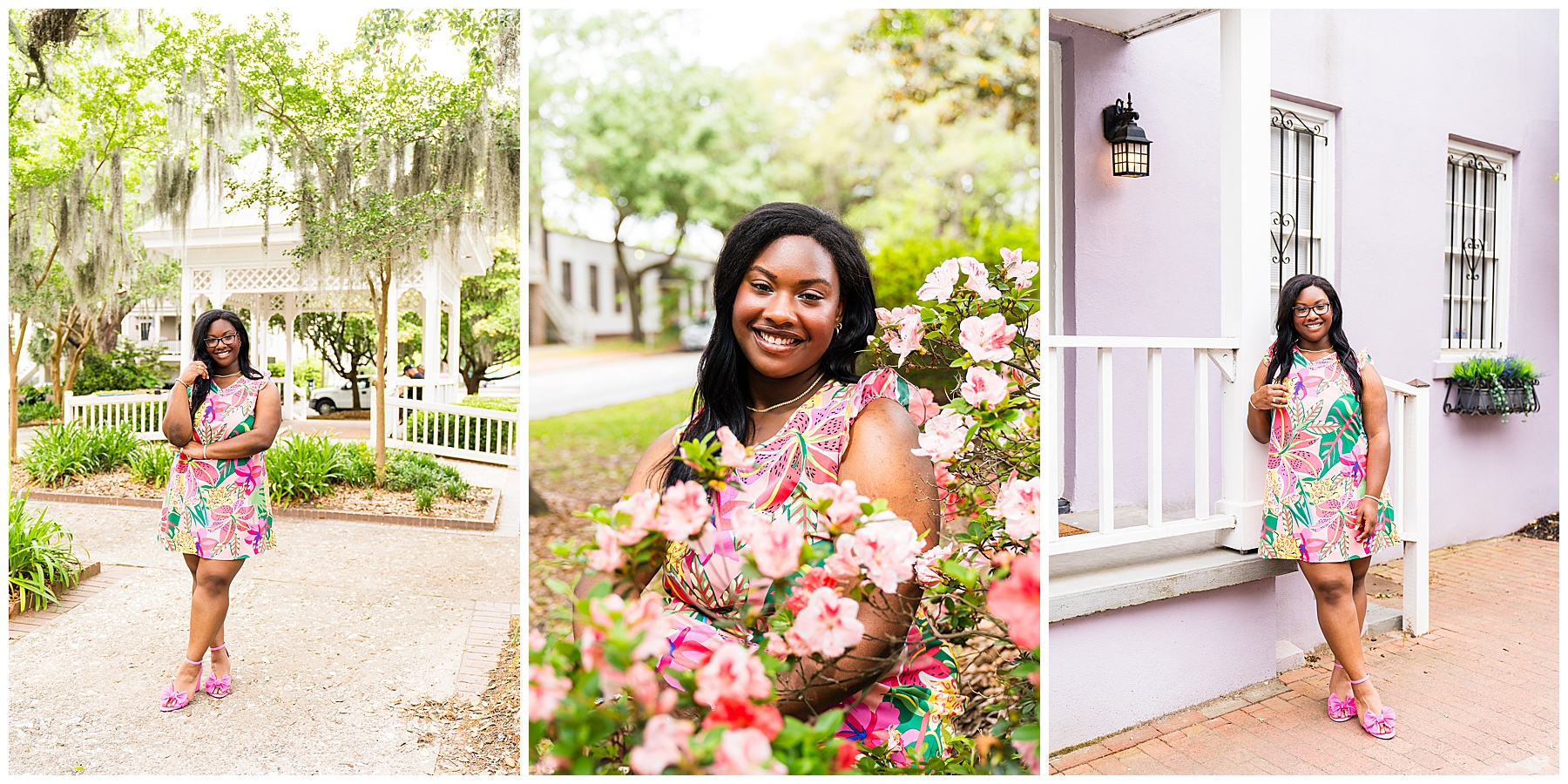 Nyahna's Downtown Savannah Senior Session | Jaden Giorgianni ...