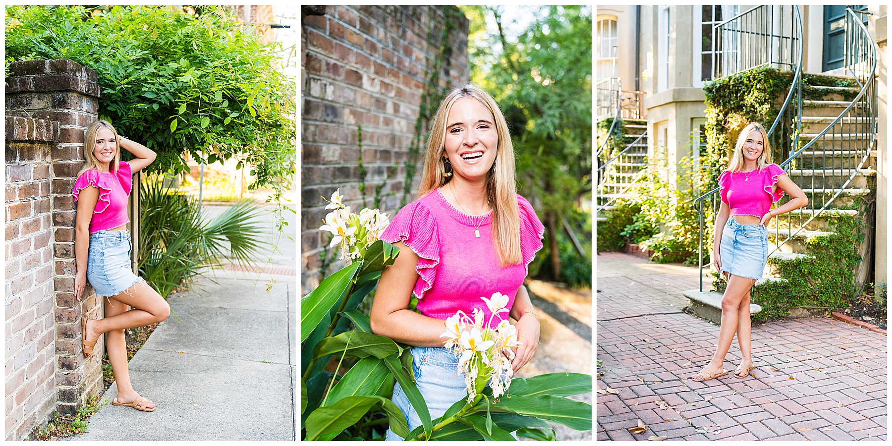 Anna's Downtown Savannah and Skidaway Island Senior Session | Jaden ...